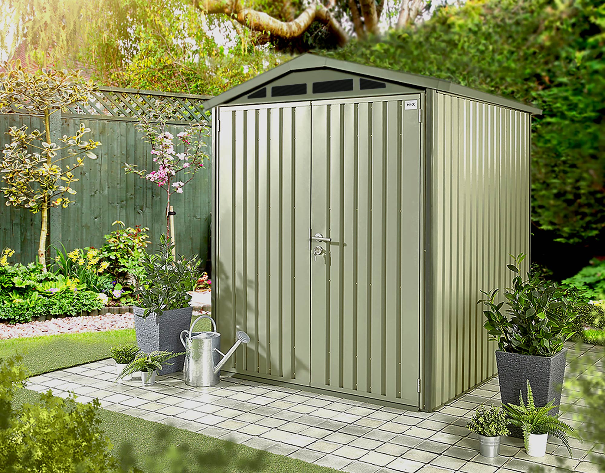 The Ultimate Premium Metal Sheds | HEX Living, UK
