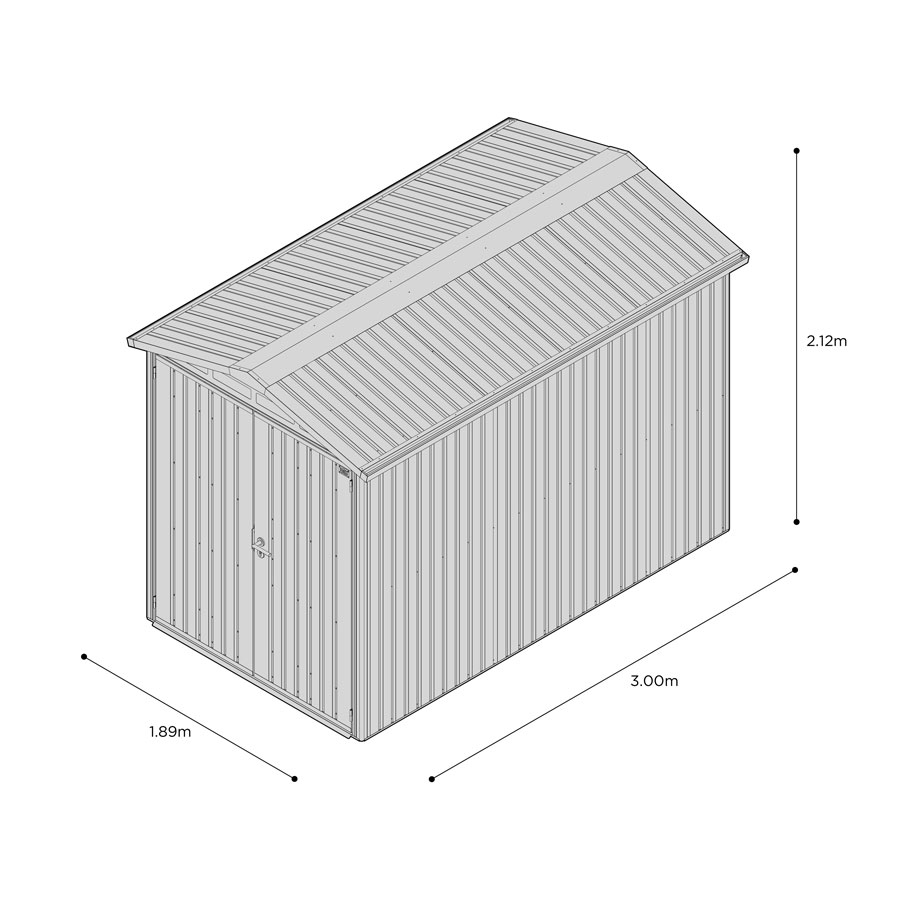 Alton - Apex Shed | Garden Storage | HEX Living