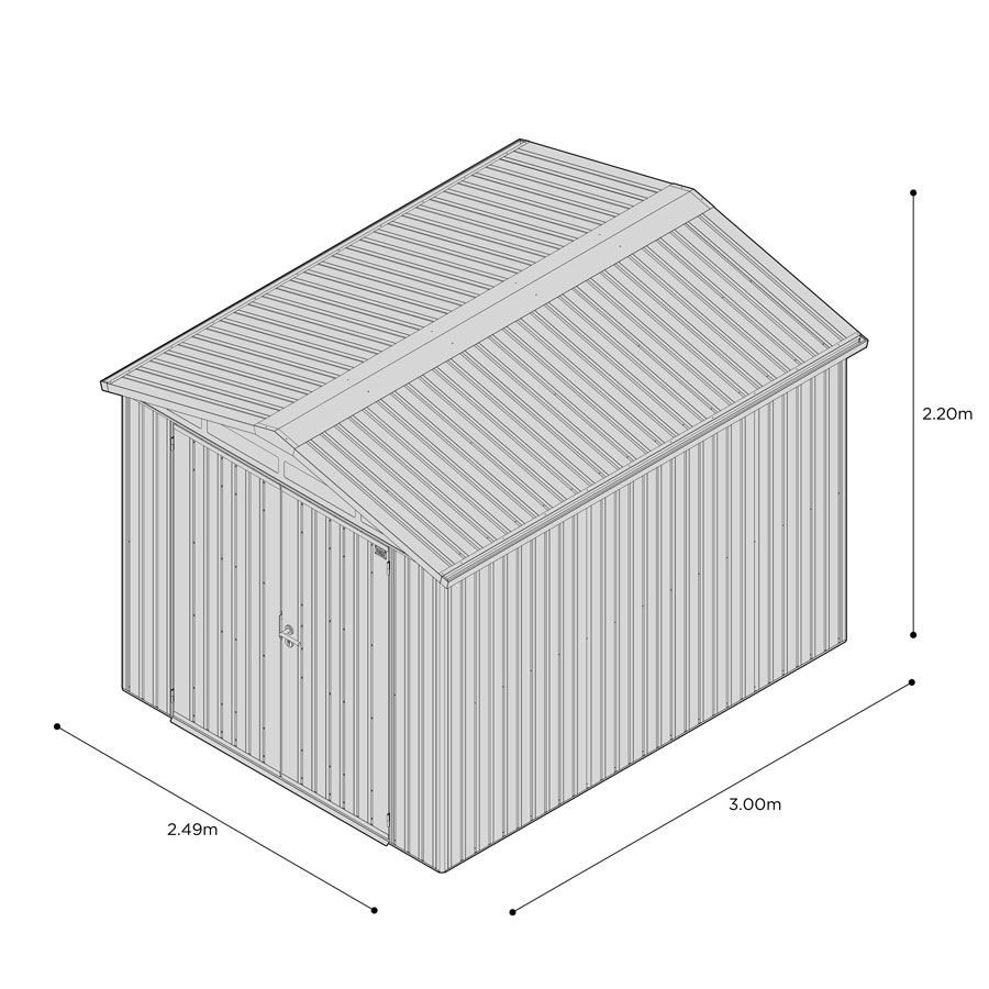 Alton - Apex Shed | Garden Storage | HEX Living